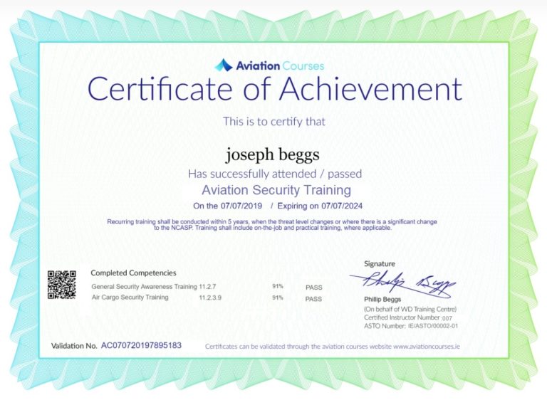 BSAT Training: Airport Authority Compliance